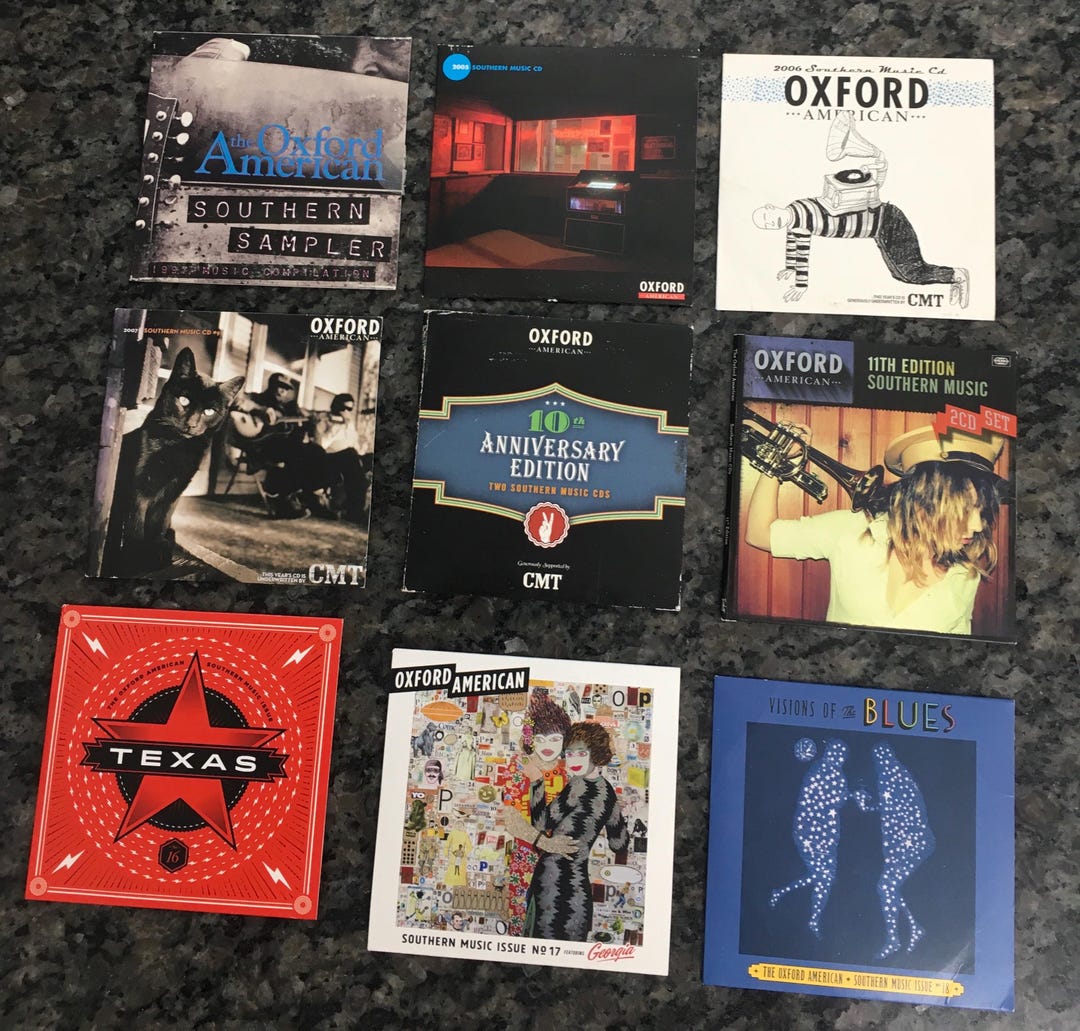 Oxford American Cds (1997, 2005-2009, 2014-2016) Set of 9 Sleeves and ...