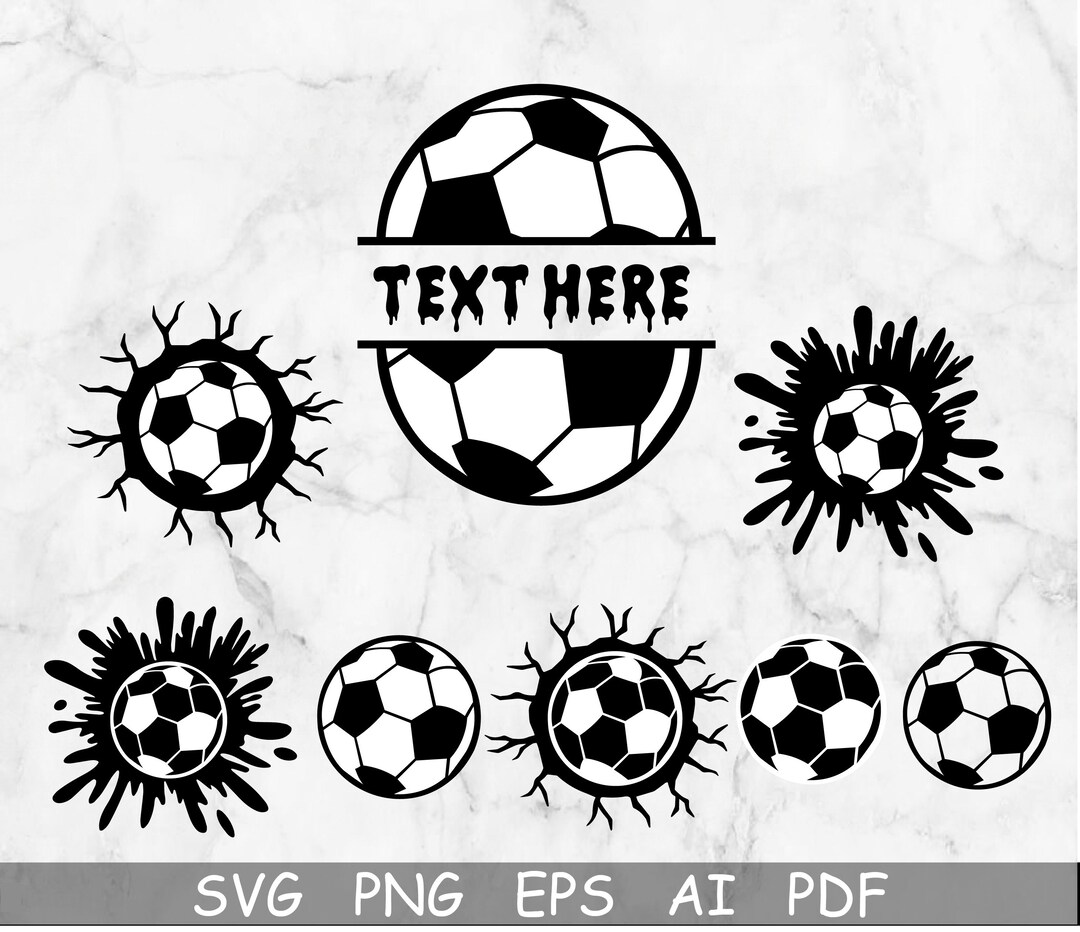 Soccer Ball Svg, Cut File for Cricut, Soccer Svg Bundle, Soccer Ball ...