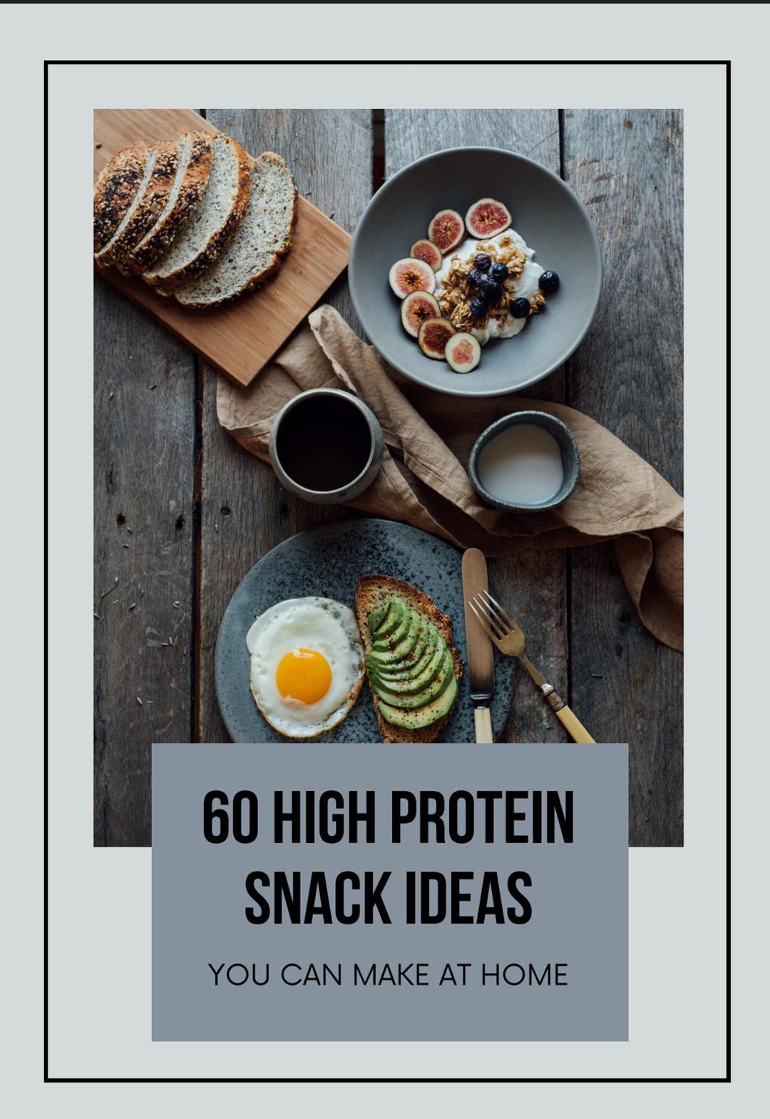 High Protein Snack Ideas - Easy Protein Snacks - Digital Download PDF ...