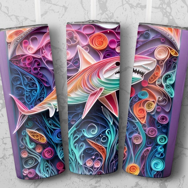 3d Quilling Shark - Etsy