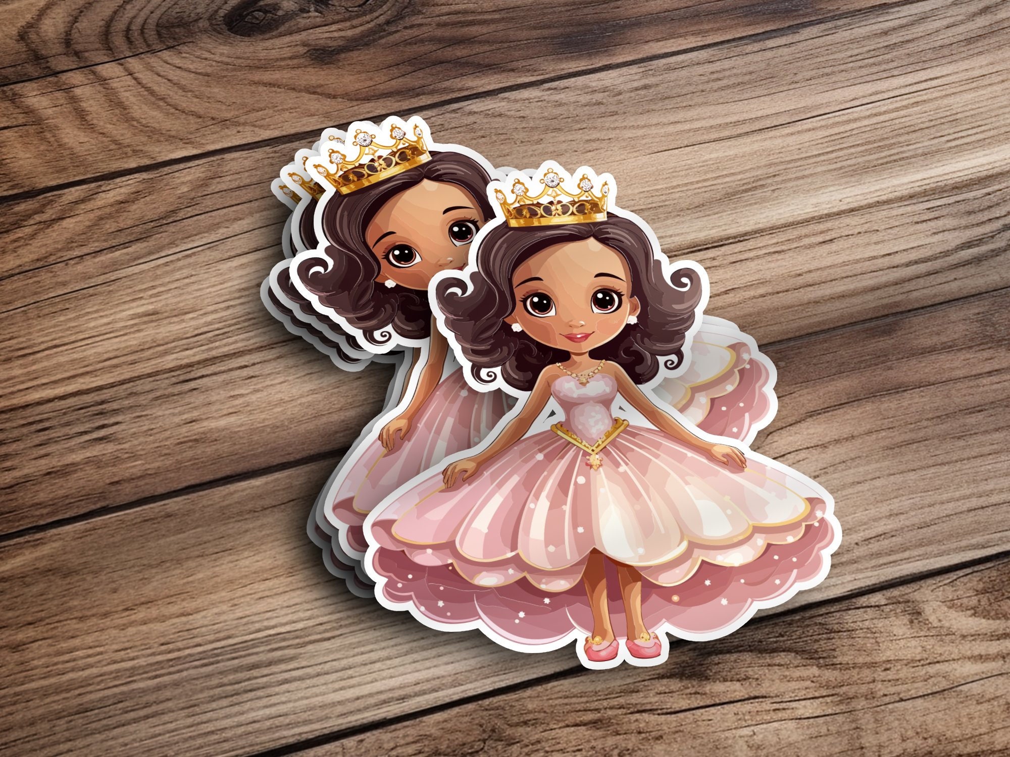 Cartoon Princess SVG PNG EPS Png Vector Graphics Stickers - Etsy
