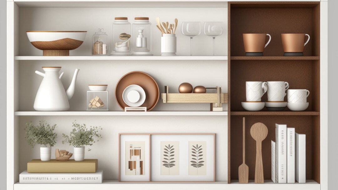Modern Look Shelving Zoom Background Twitch Background Virtual ...