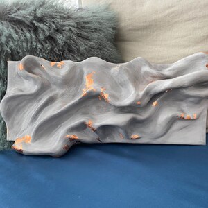 Minimalist Clay on Canvas, Wall Art, 3D Art, Decorer, Canvas Wall Art ...