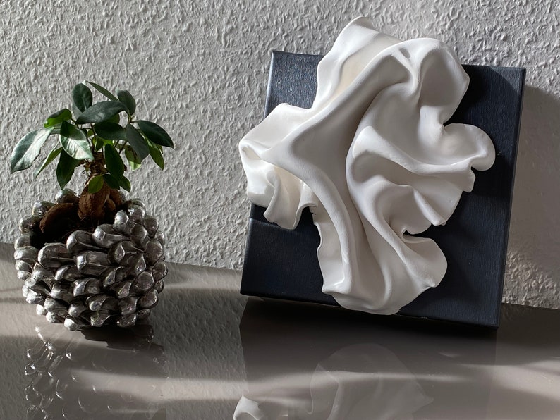 Minimalist Clay on Canvas, Wall Art, 3D Art, Decorer, Canvas Wall Art ...