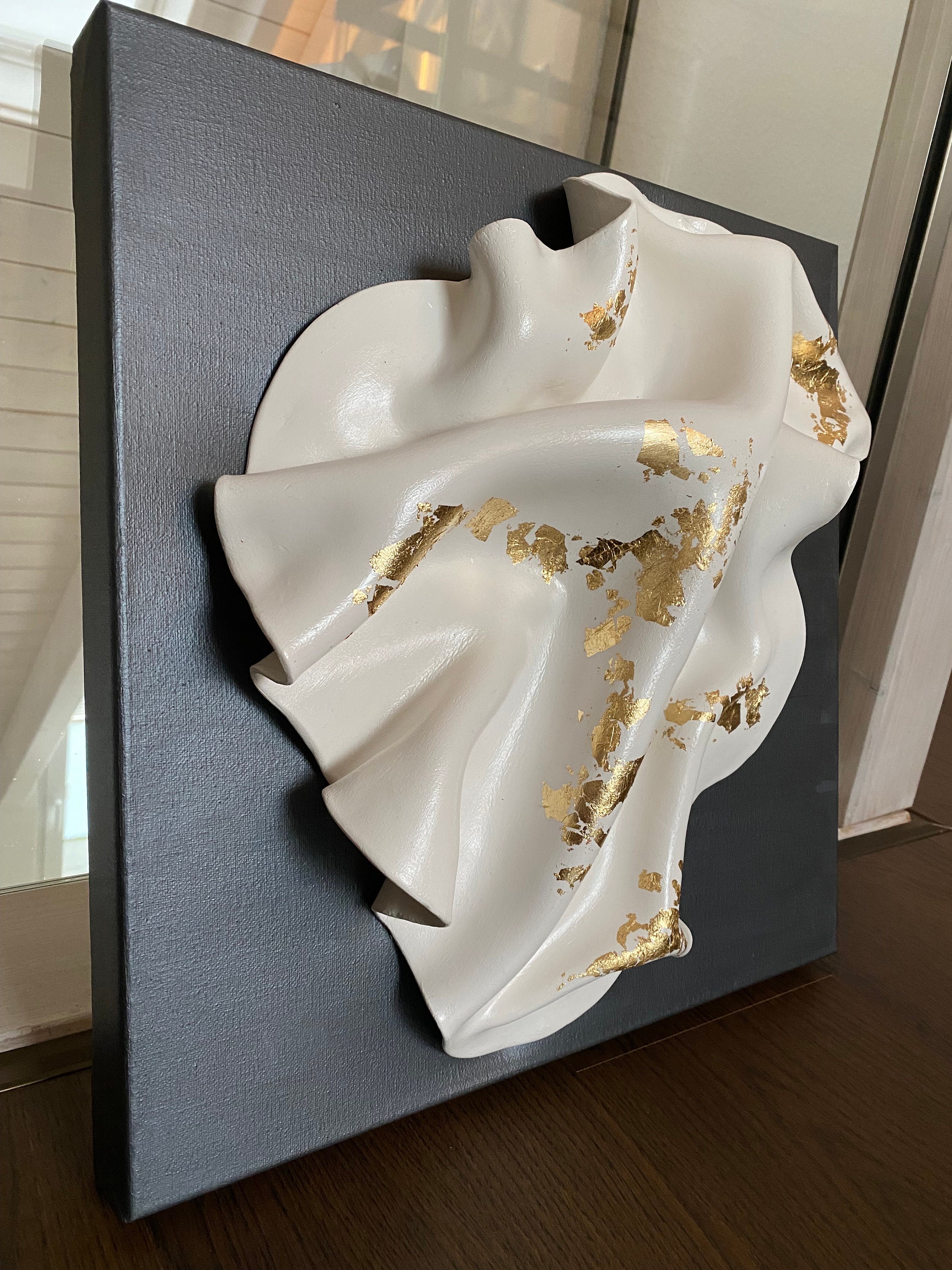 Minimalist Clay on Canvas, Wall Art, 3D Art, Decorer, Canvas Wall Art ...