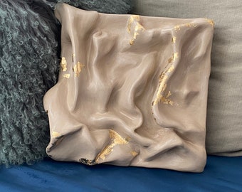 Minimalist Clay on Canvas, Wall Art, 3D Art, Decorer, Canvas Wall Art ...