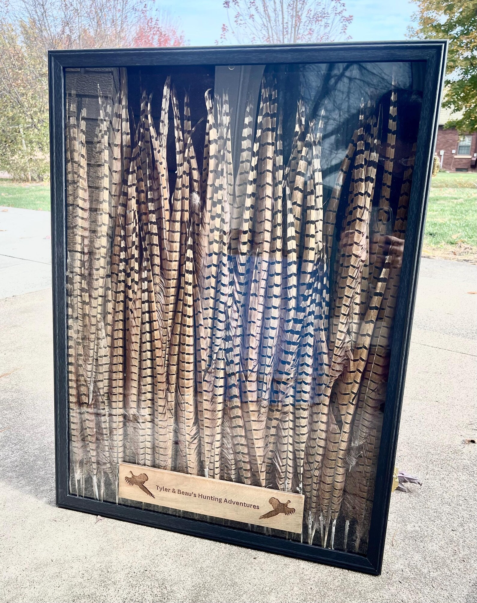 Hunting Keepsake, Shadow Box, Gift for Him, Pheasant Hunting, Bird Dog ...