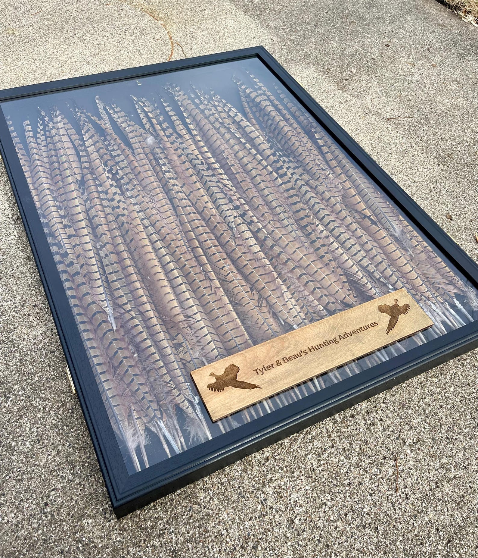 Hunting Keepsake, Shadow Box, Gift for Him, Pheasant Hunting, Bird Dog ...