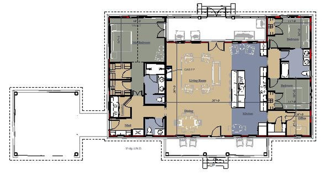 Farmhouse House Plan, Nile Design, 2200heated Sq. Ft., 3 Bedroom, 3 ...