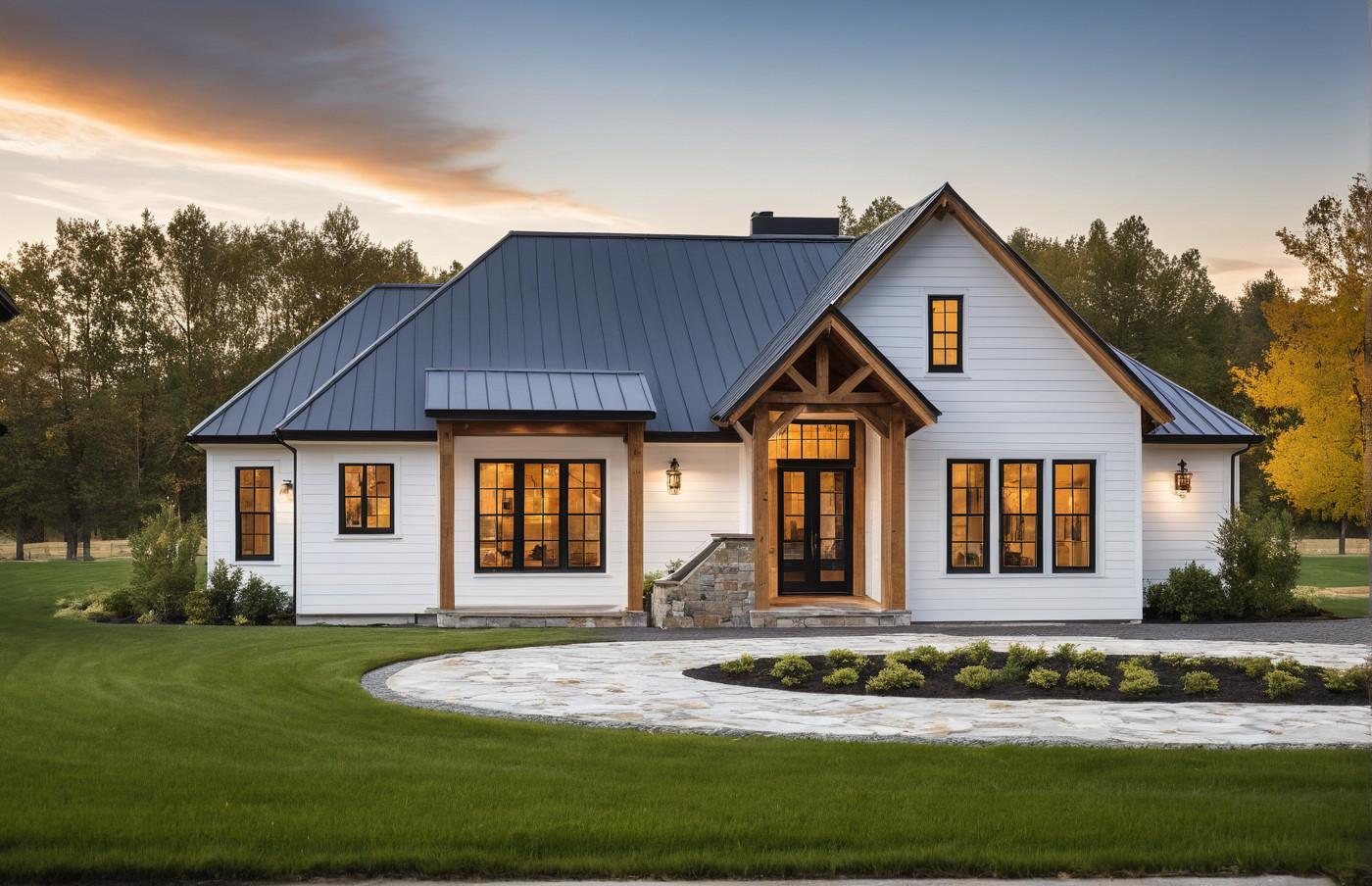 French Country House Plan, St. Marie Design, 3 Bedroom (PDF) - Etsy
