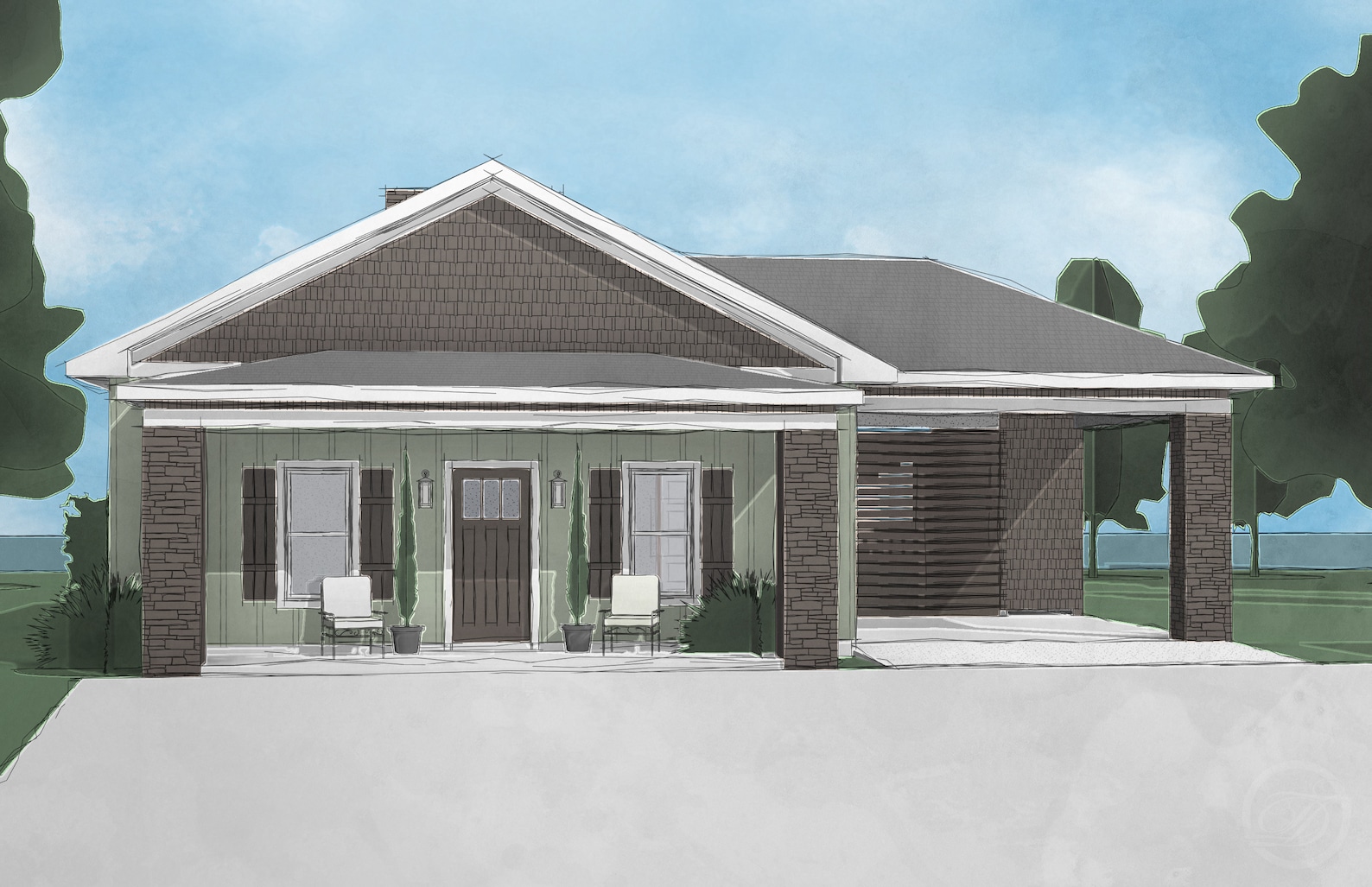 Lake House Plan, Jerash Pool House Design (PDF) - Etsy