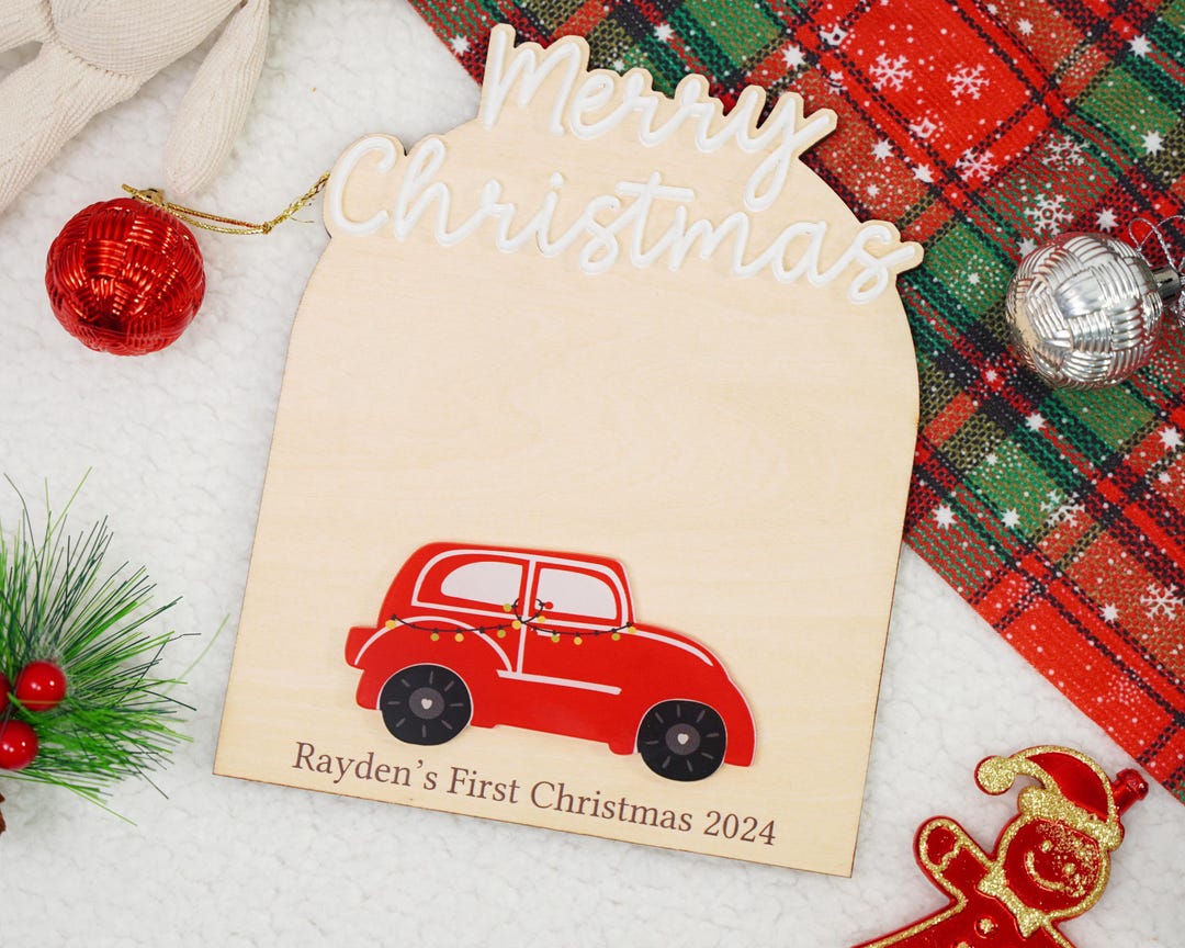 Personalized Baby Footprint Christmas Keepsake, DIY Craft - Etsy