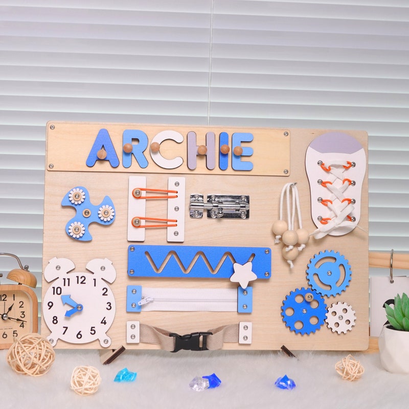 Montessori Big Busy Board - Etsy