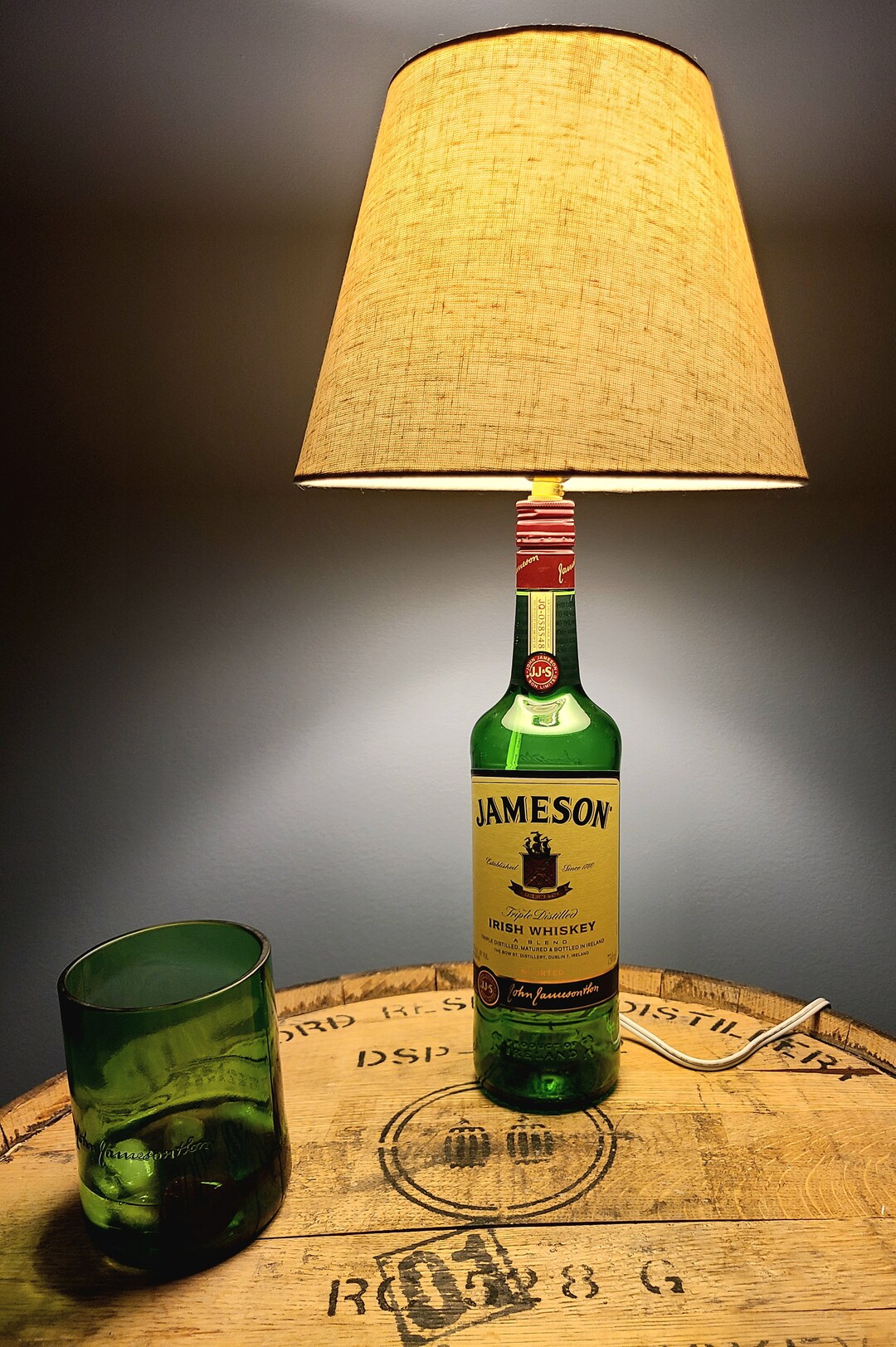 Jameson Whiskey Table Lamp - 750ml - Etsy