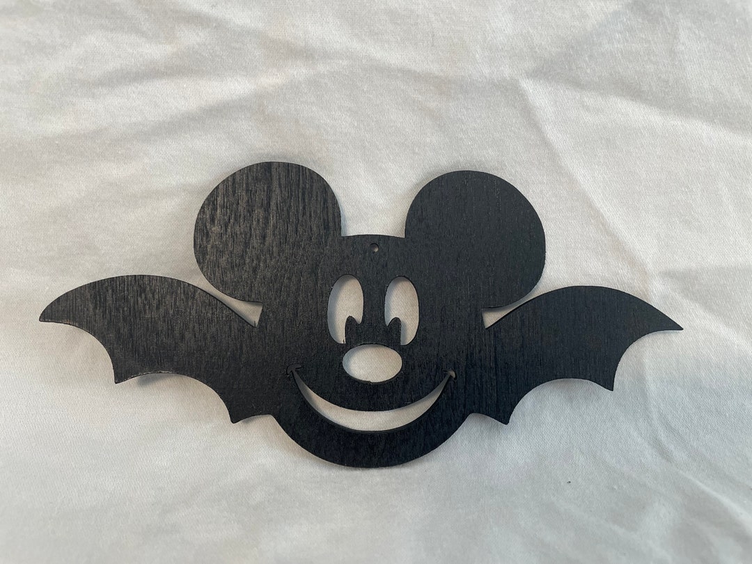 Mickey Inspired Halloween Bat Disney Inspired Halloween - Etsy