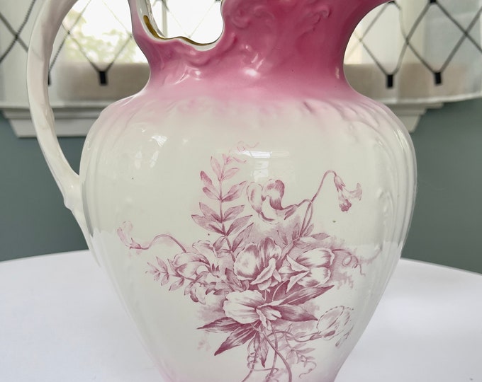 Smith Phillips Semi-porcelain Antique Wash Pitcher - Etsy