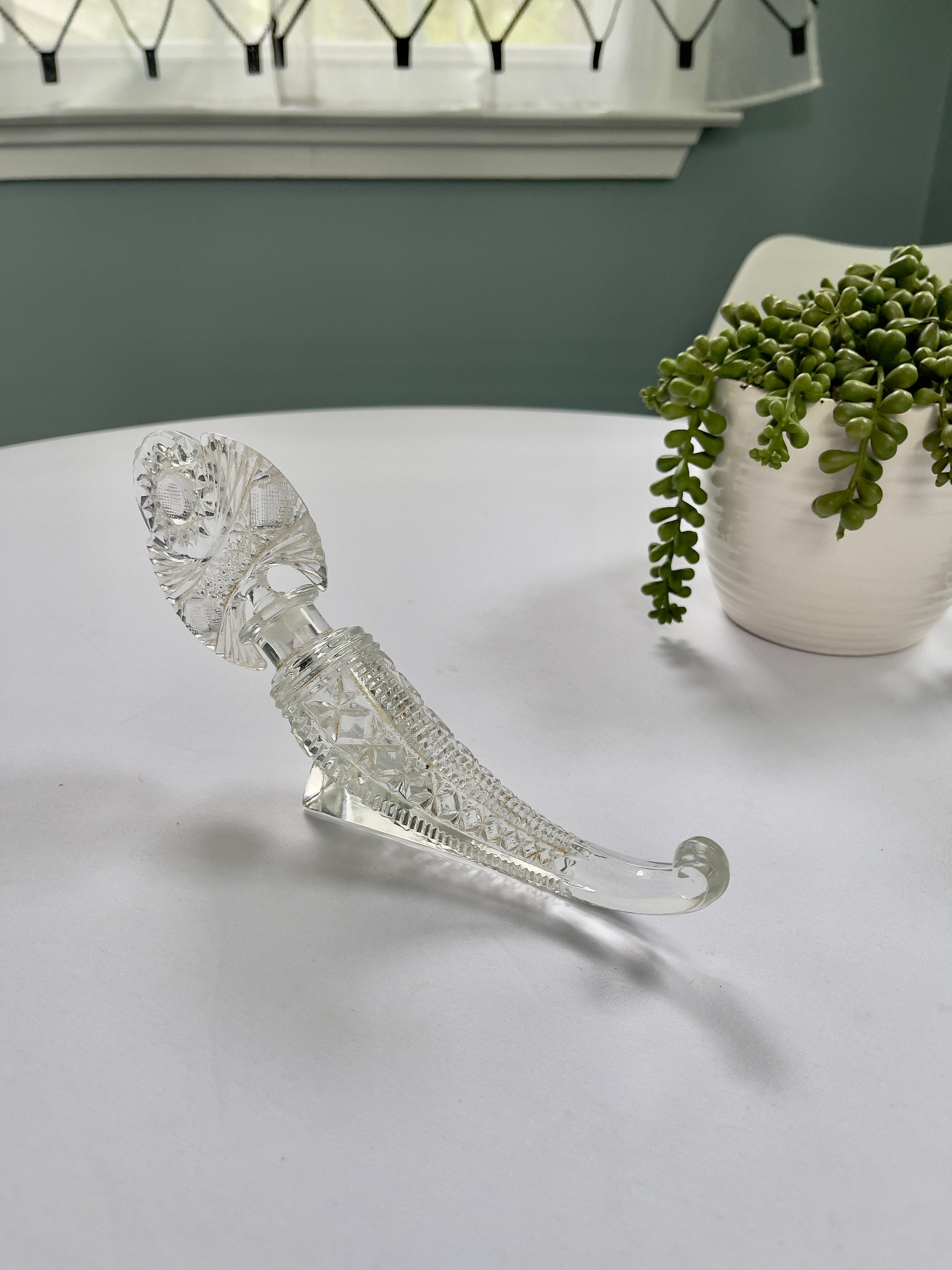 Art Deco Cornucopia Perfume Bottle With Stopper - Etsy