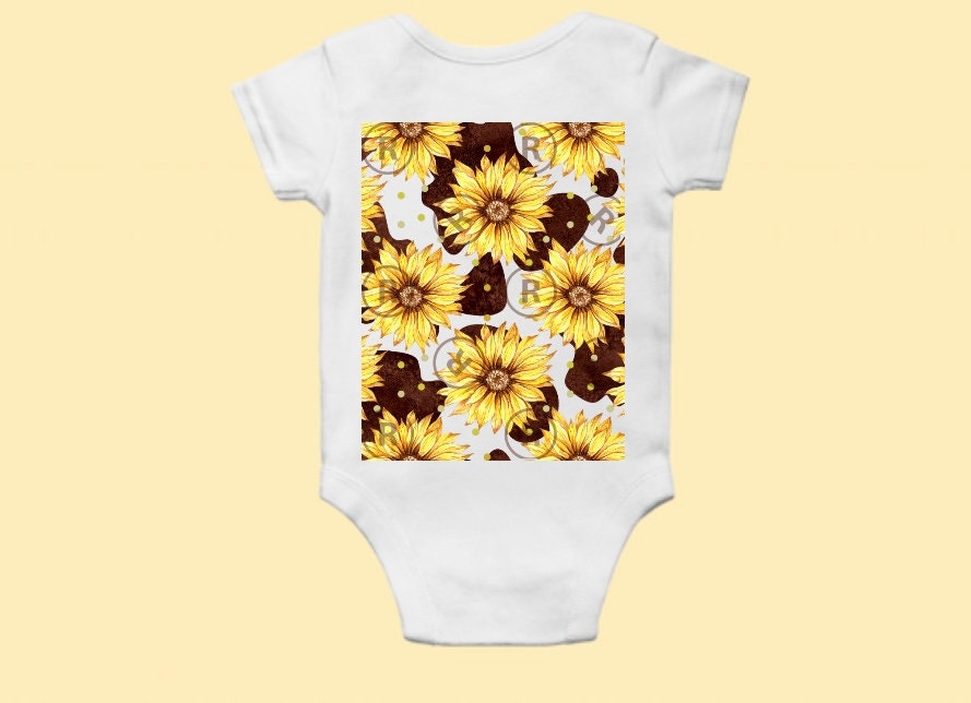 Rustic Cow Print Sunflower Png File Tumbler Wrap Png Cow Print - Etsy