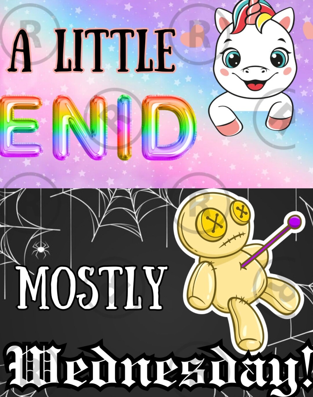 Wednesday and Enid Printable Svg Png Bundle Funny Wednesday Tv Show Png ...