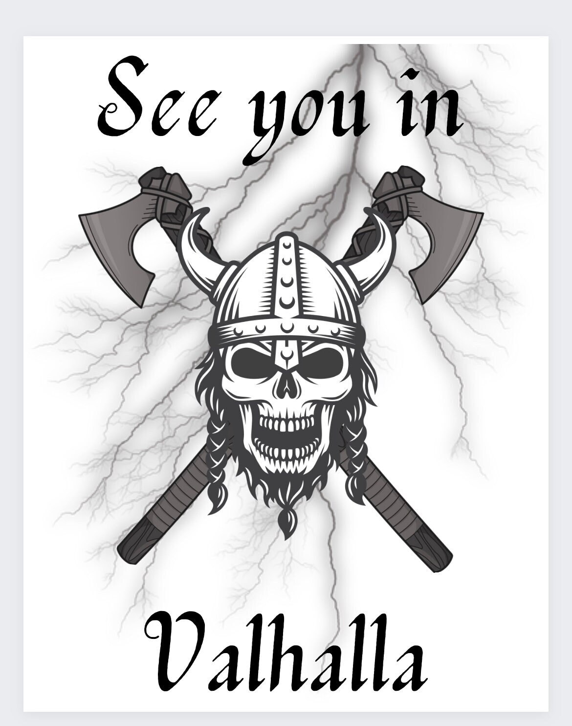 Norse Viking Svg Skull and Axes Svg Viking Cricut File - Etsy Canada