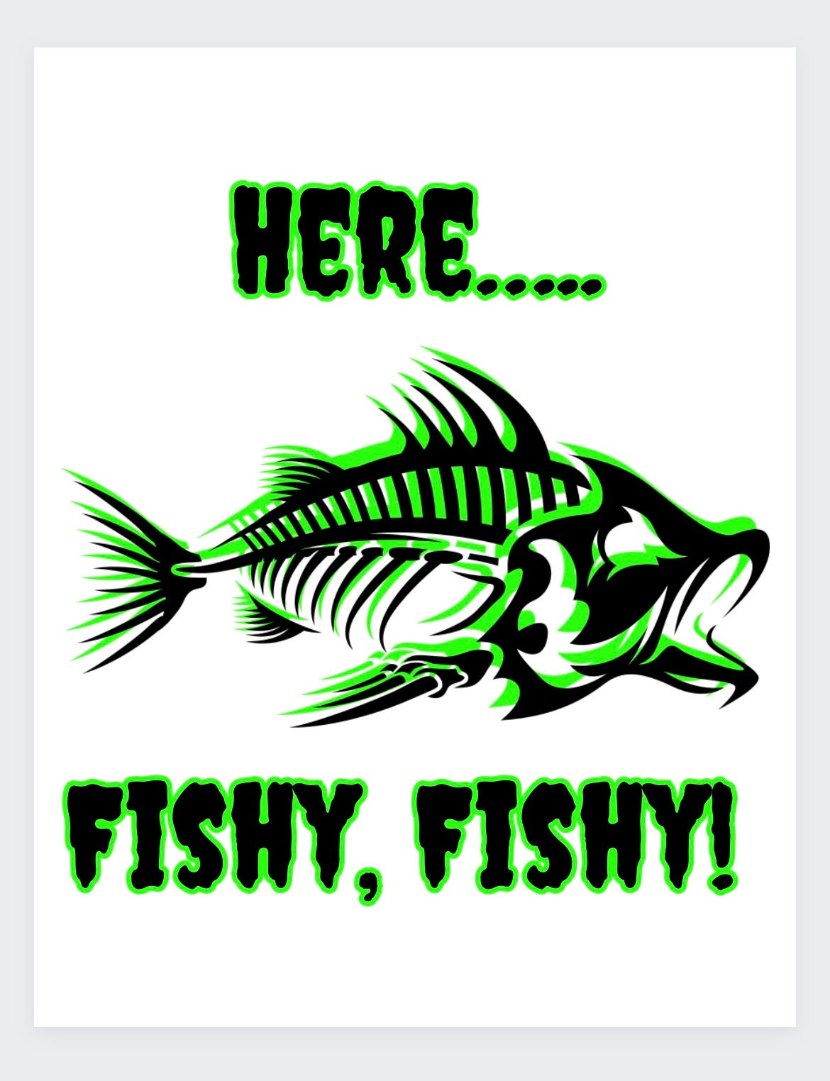 Fishing Svg Skeleton Fish Svg Cool Fishing Svg Fish Quote Svg - Etsy