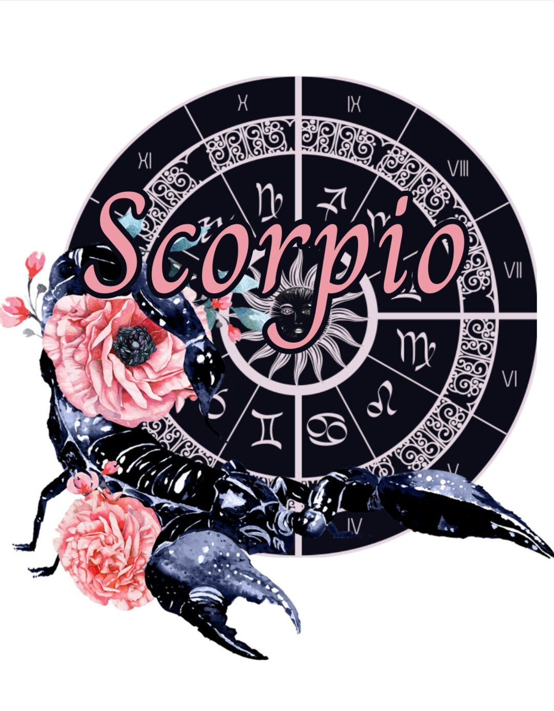 Scorpio Zodiac Sign Svg Digital Download Scorpio Svg File for Cricut ...