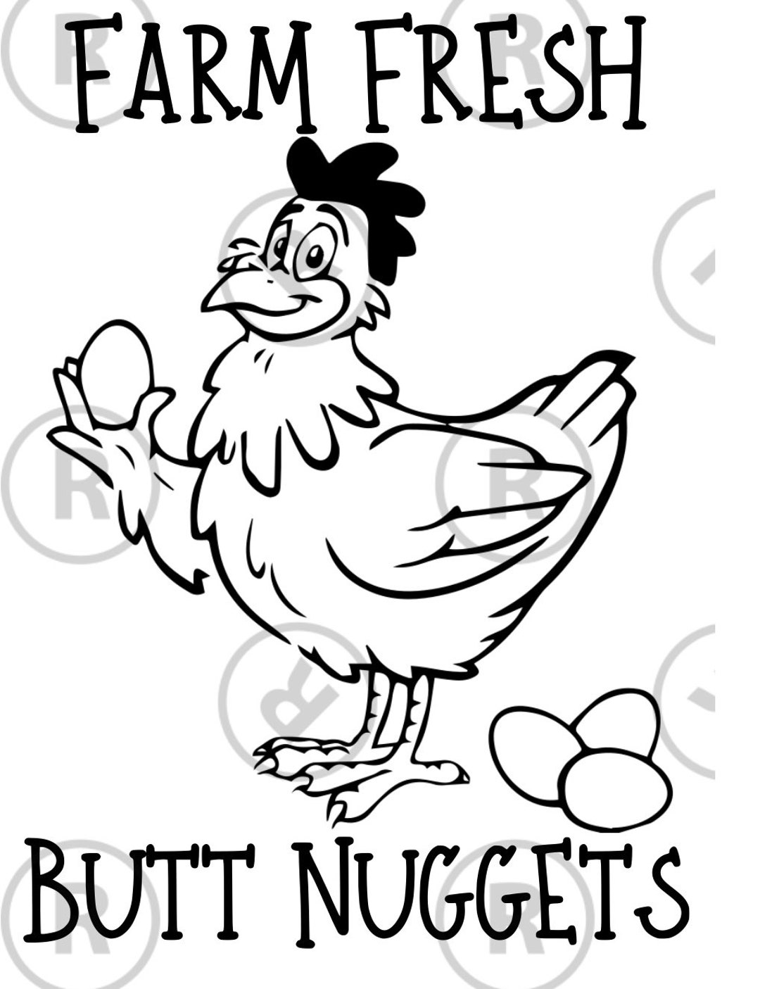 Funny Chicken Svg Egg Logo Svg Funny Farm Animal Svg Farm Fresh Eggs ...