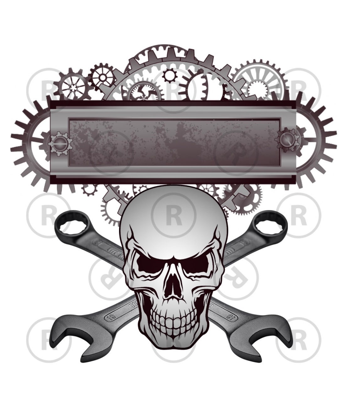 Mechanic Logo Svg Skull Mechanic Svg Gears and Wrenches Svg - Etsy UK