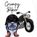 Funny Grumpy Biker Gnome Printable Svg File Funny Biker Printable Funny ...