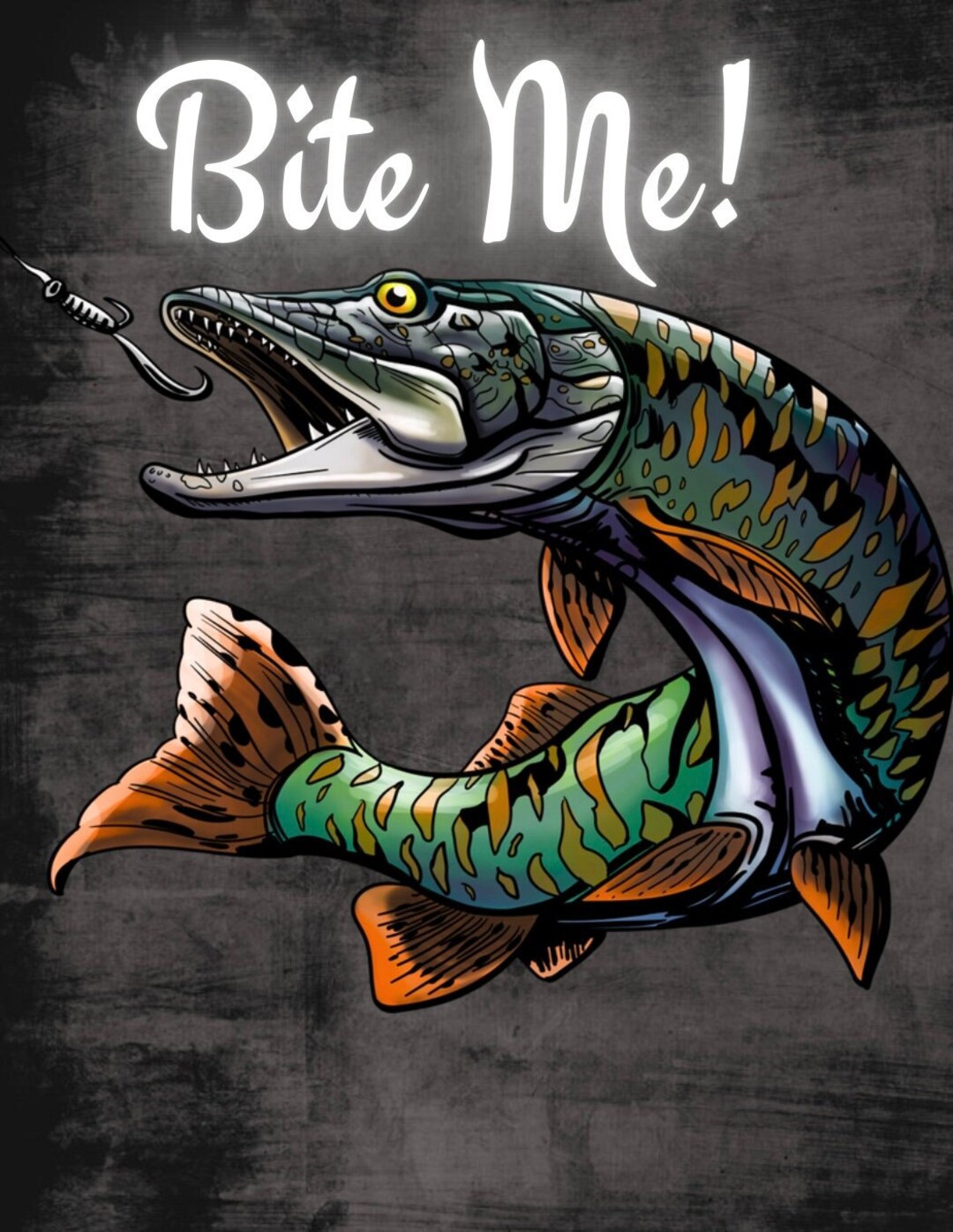 Fishing Svg Large Fish Svg Cool Fish Svg Fresh Water Fishing - Etsy UK