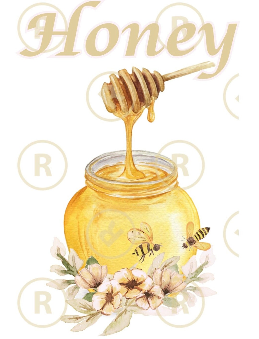 Rustic Style Honey Svg Printable Honey Label Svg File for Cricut Honey ...