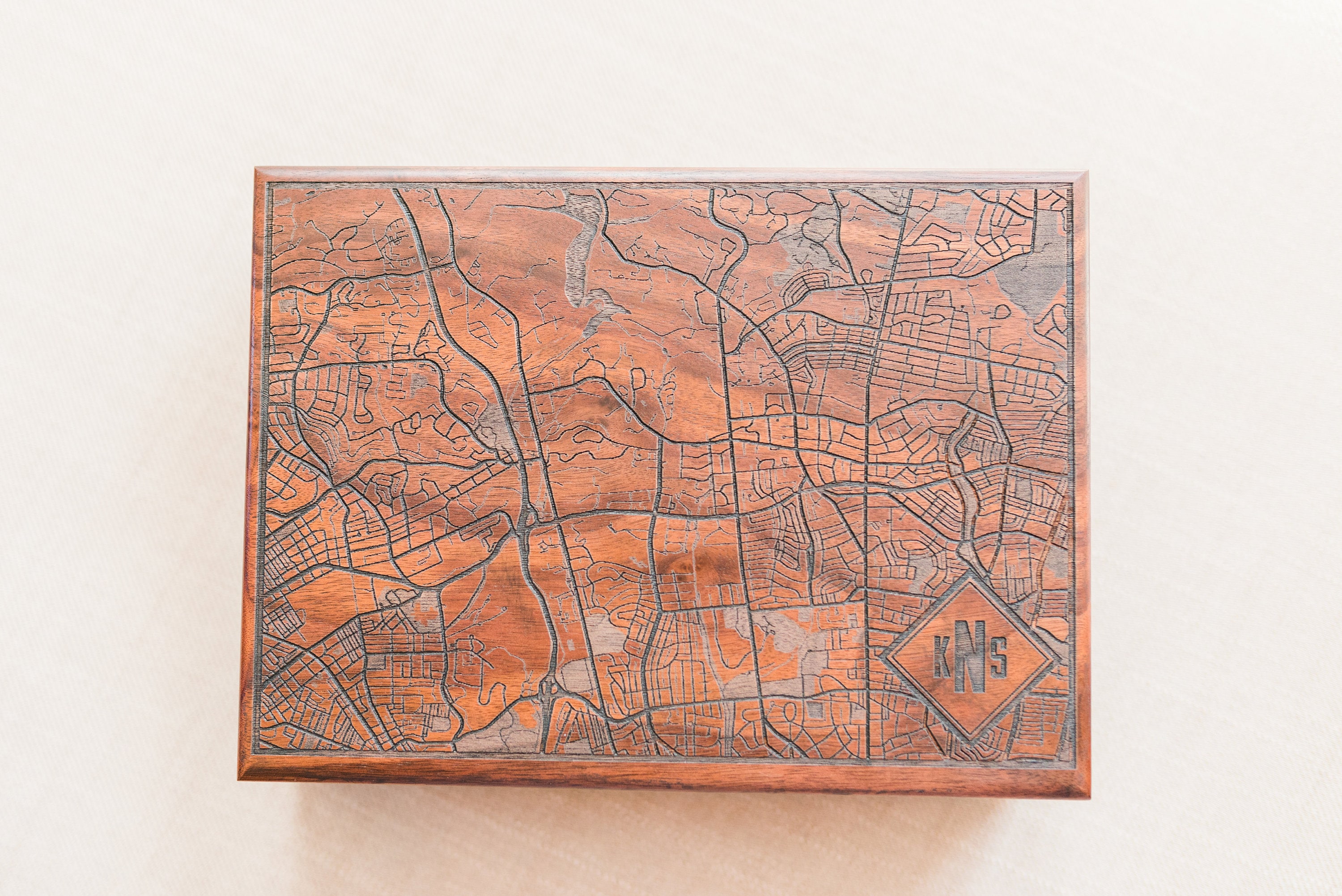 Personalized Map Box - Etsy