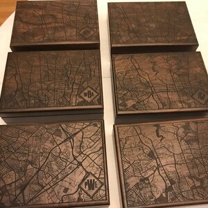 Personalized Map Box - Etsy