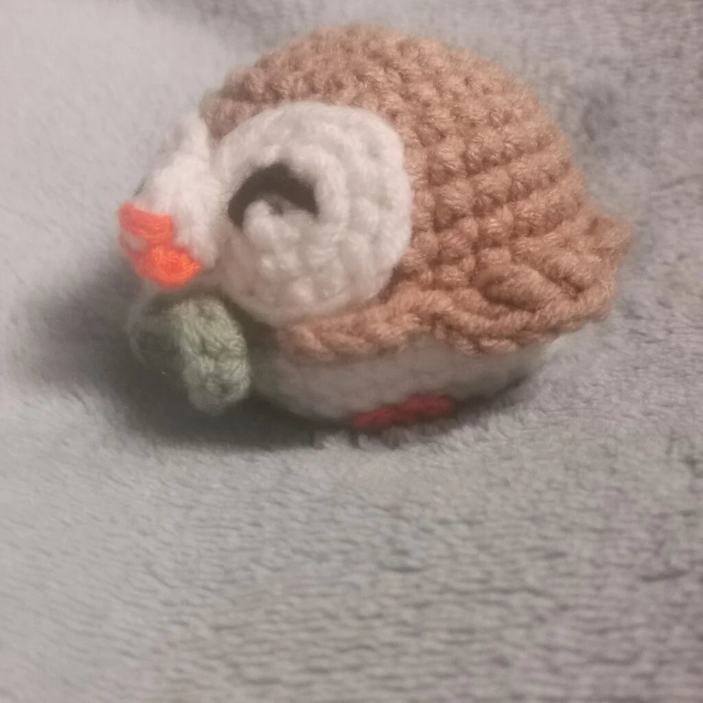 Handmade Crochet Pokemon Rowlet Plush Doll - Etsy