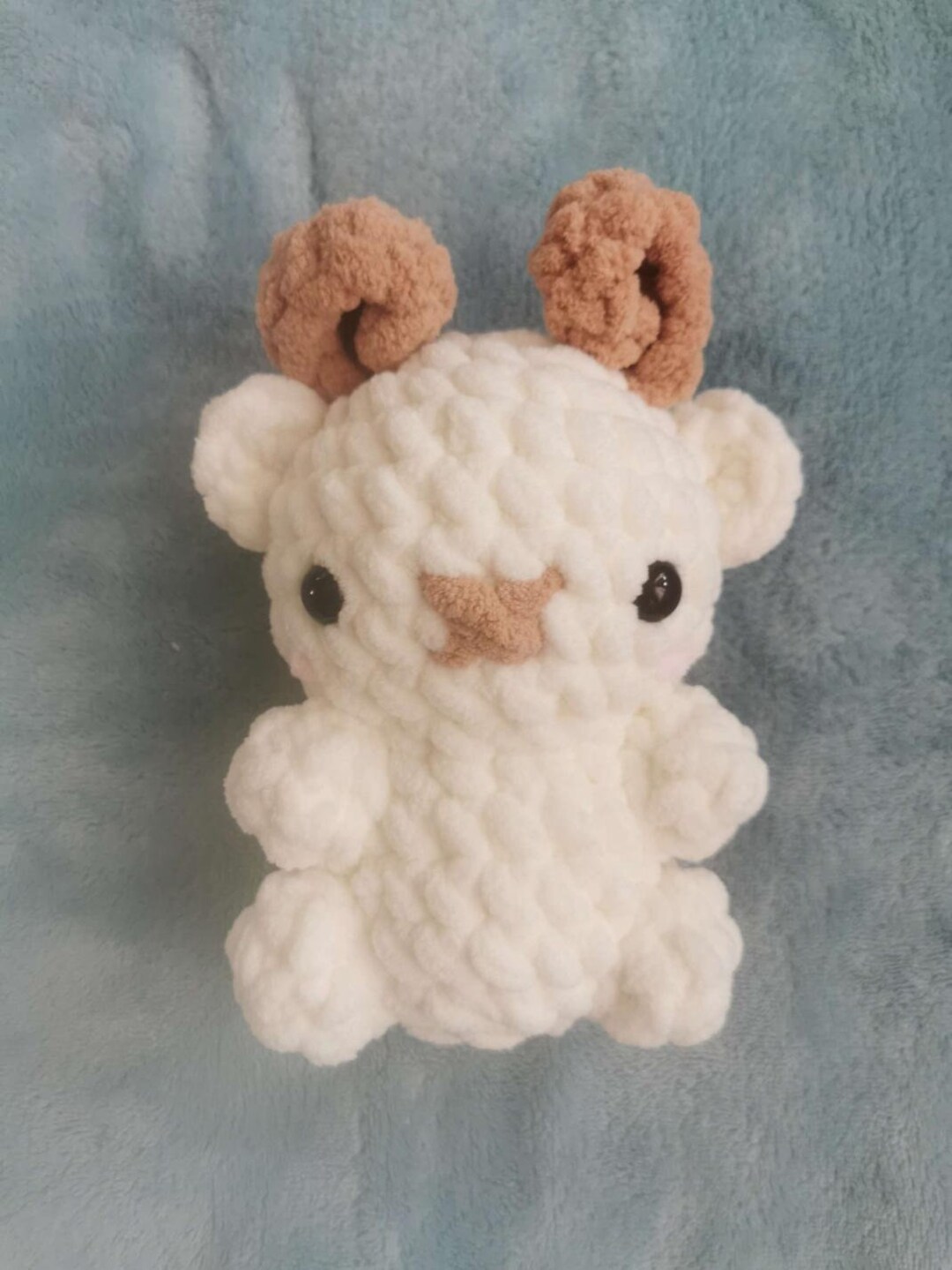 Handmade Cute Crochet Animal Goat Plush Home Deco - Etsy