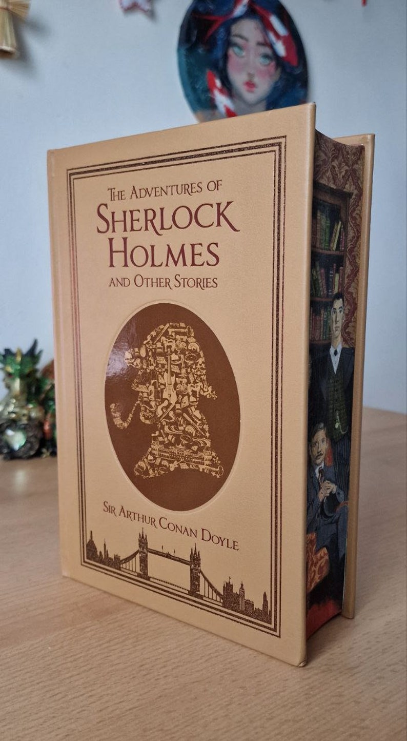 AC Doyle's Sherlock Holmes Foreedge Painted Hardback Book - Unique ...