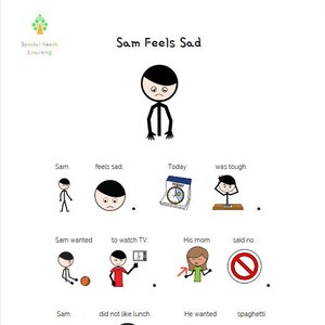 sad sam coloring pages