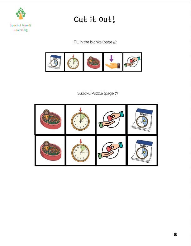 Rebus Book to Help Clean Up Read With Picture Support for Visual ...
