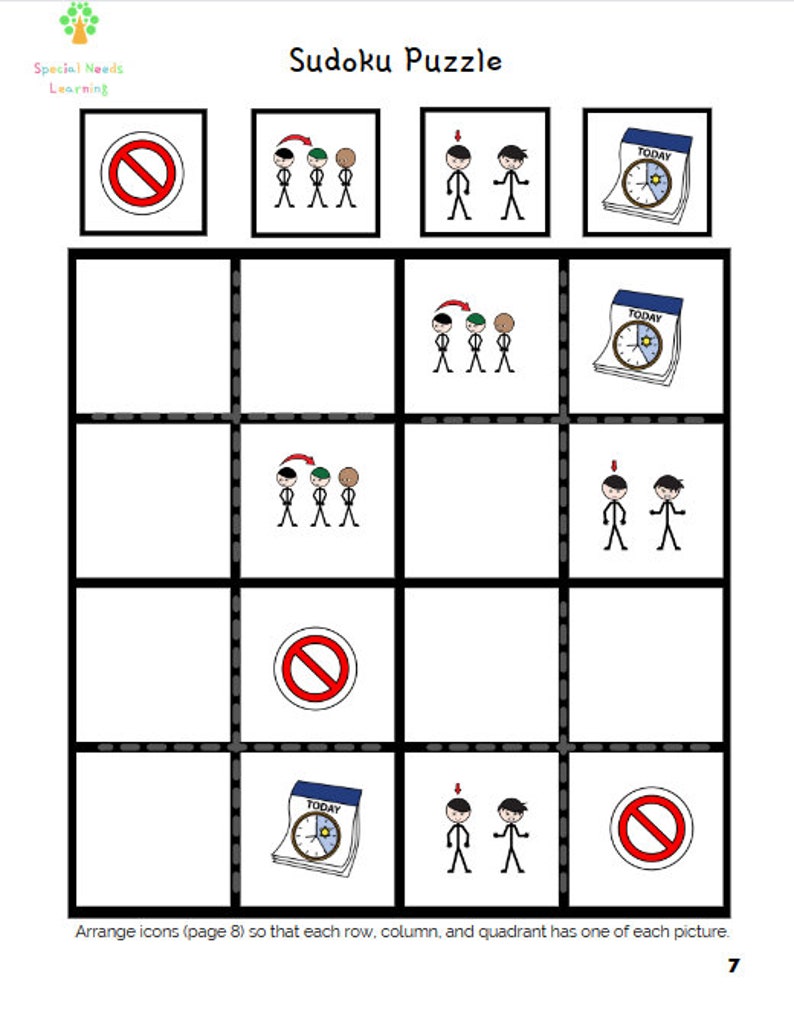 Rebus Book About Feeling Sad Read With Picture Support for - Etsy