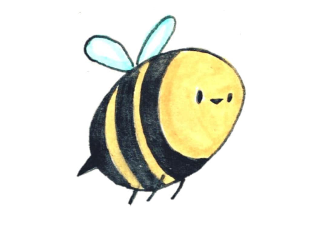Cute Bee Drawing