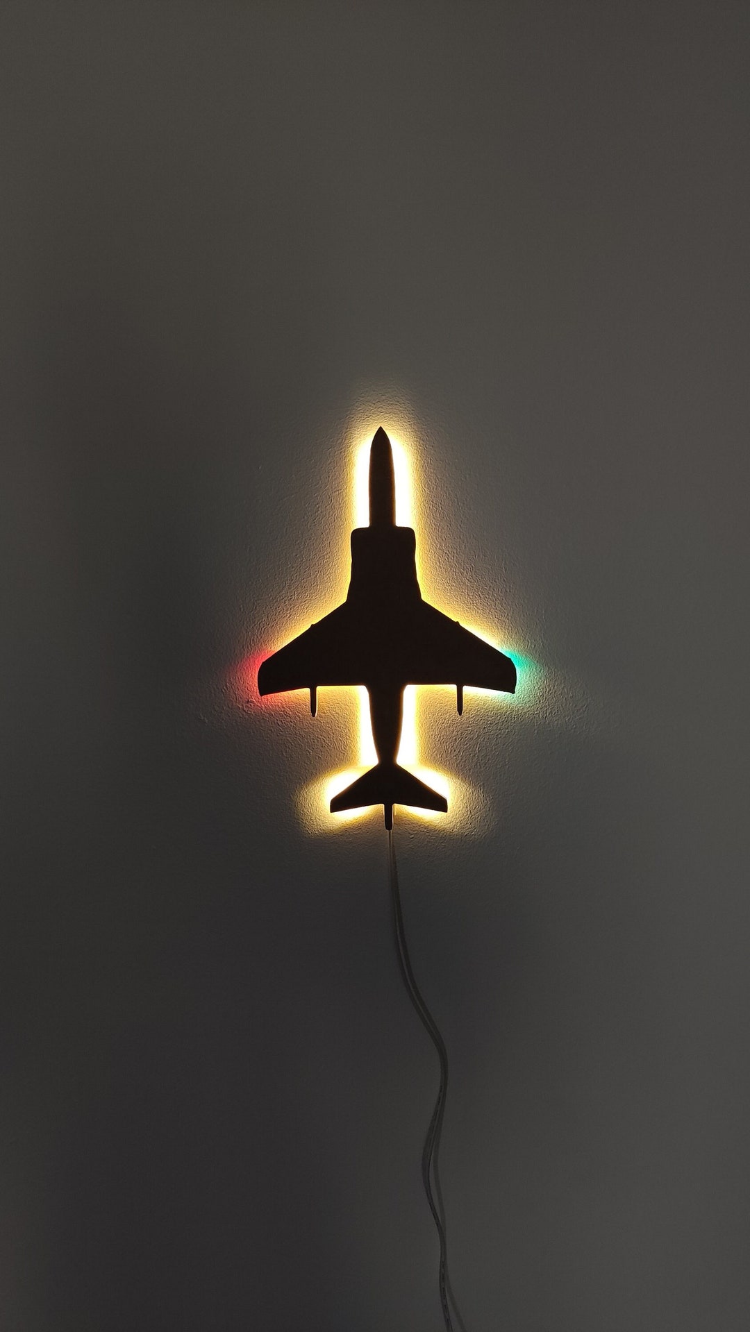 AV-8B Harrier - Jet Fighter Plane Led MDF Wall Picture, Lighting ...