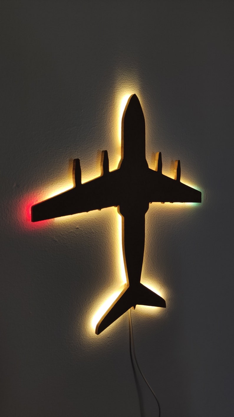 Airbus A400M Airplane - LED MDF Mural, Lighting Decoration, Night Light ...