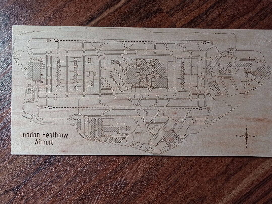 London Heathrow Airport Map Decoration - Airport Map Decoration ...