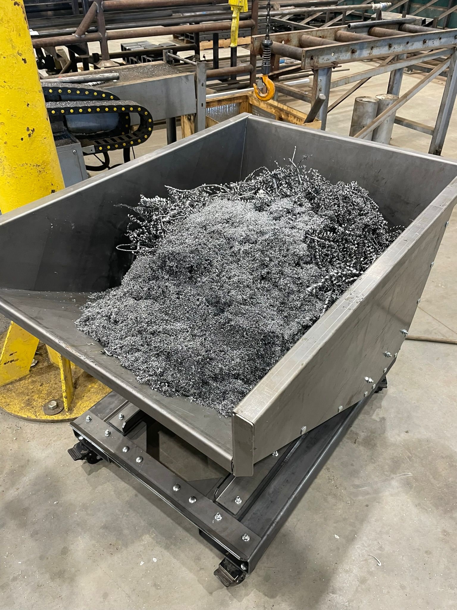 CNC Chip Hoppers Self Dumping - Etsy