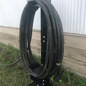 Garden Hose Reel Holder Stand Storage W/ Ground Stakes -upto 125-ft Hoses - Etsy