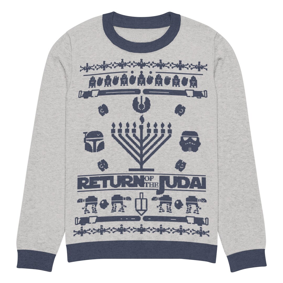 Return of the Judai Knit Sweater | Hanukkah Holiday Sweater | Jewish ...