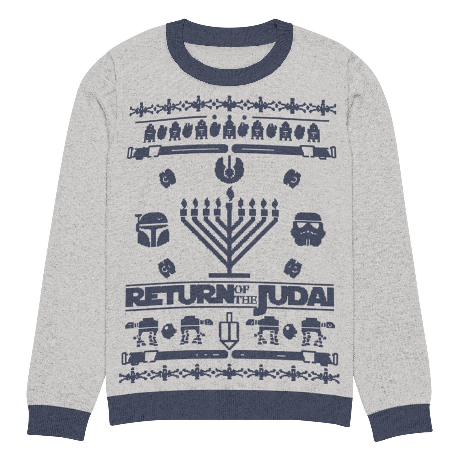 Return of the Judai Knit Sweater | Hanukkah Holiday Sweater | Jewish ...