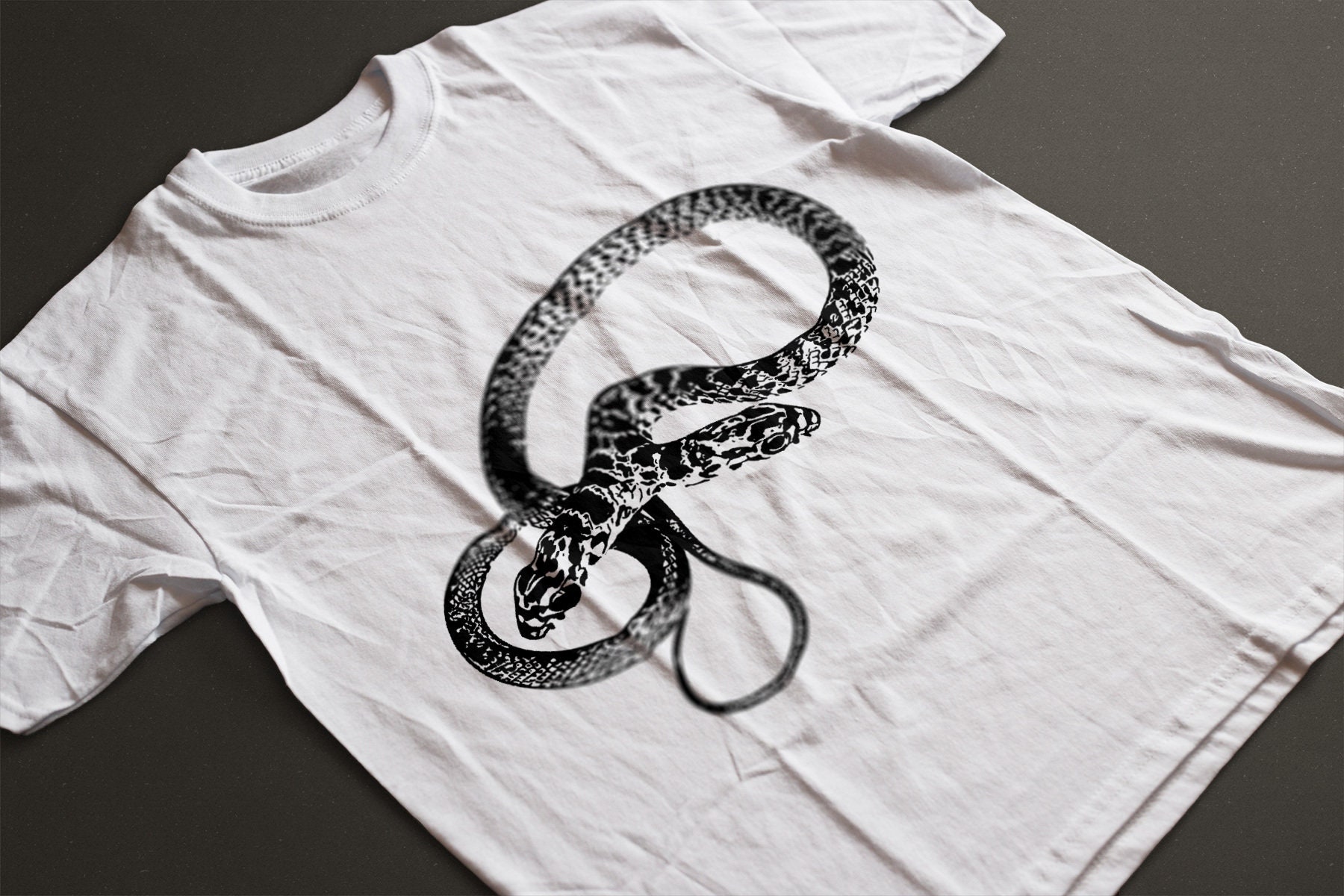 Two-headed Snake Shirt Cute Snake Shirts for Women Men Weird - Etsy