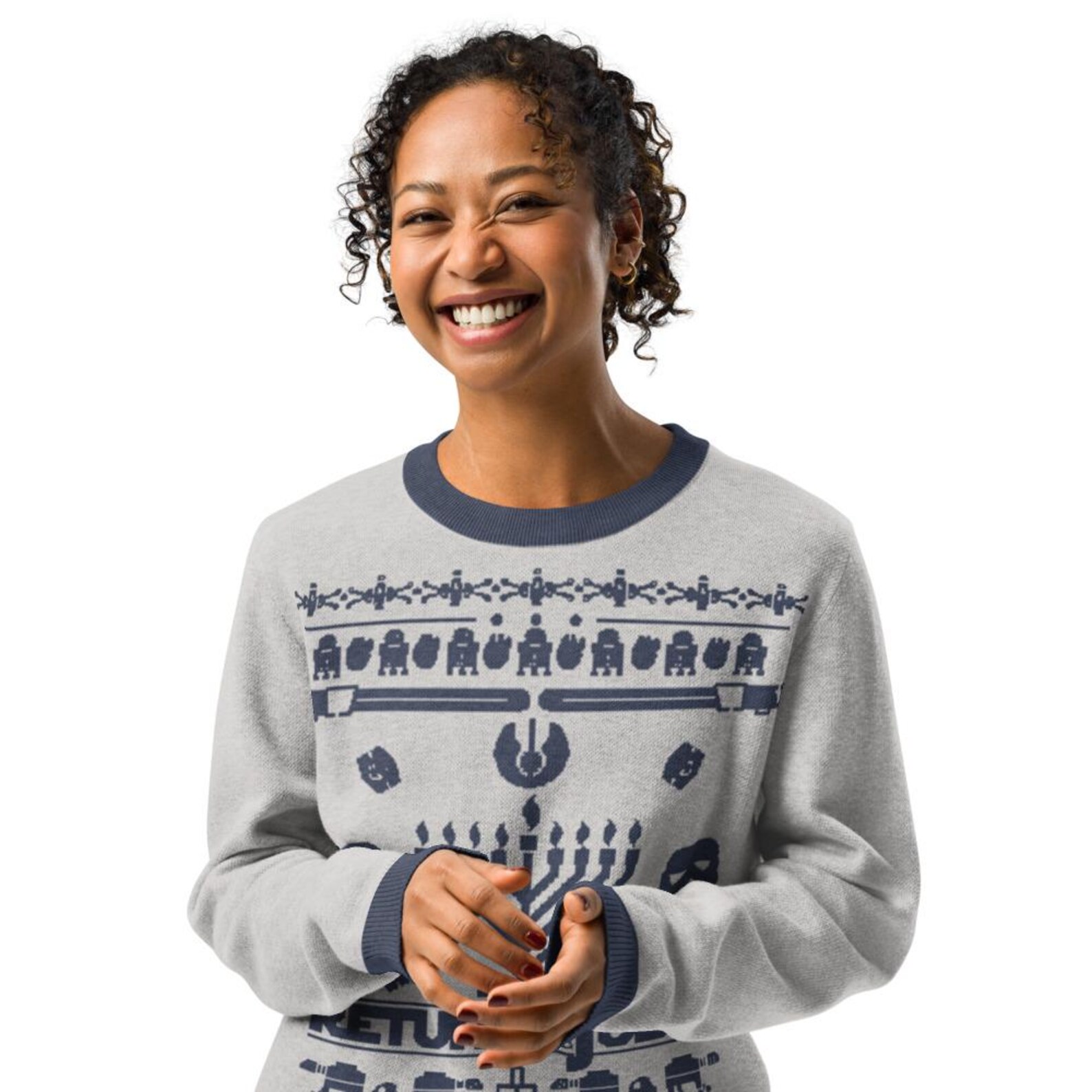 Return of the Judai Knit Sweater | Hanukkah Holiday Sweater | Jewish ...