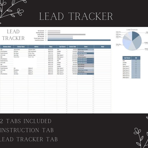 Lead Management Tool - Etsy